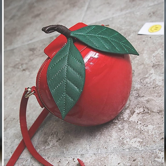 Bags | Fun Artsy Red Cherry Purse | Poshmark